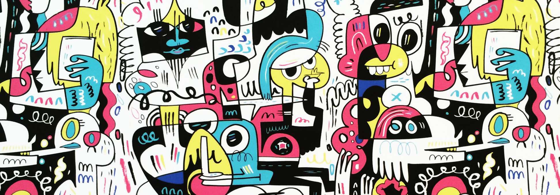 Jon Burgerman Art For Sale - Originals & Prints - Nelly Duff, London