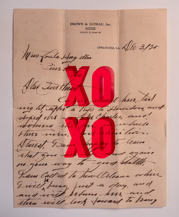 XOXO Love Letter by Dave Buonaguidi - Nelly Duff