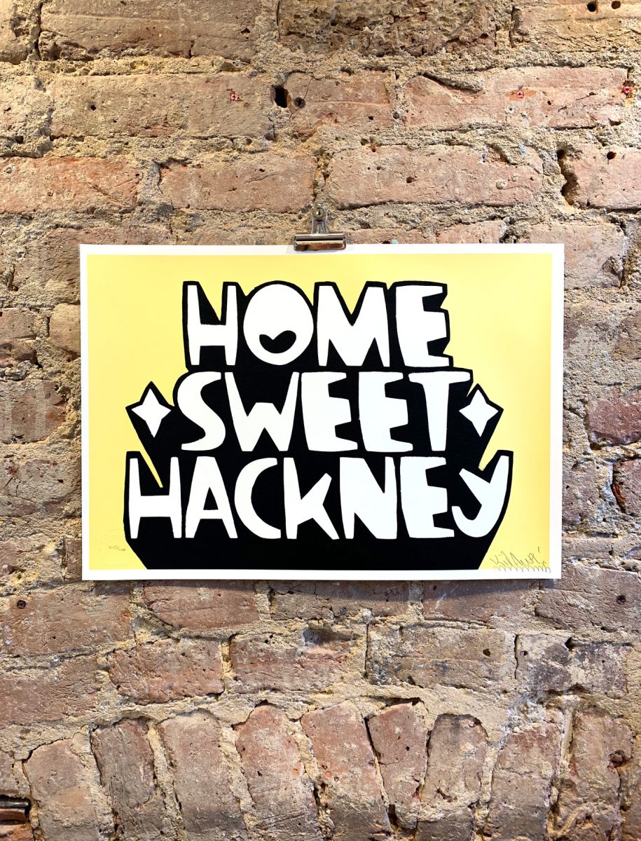 Home Sweet Hackney [Yellow] by Kid Acne - Nelly Duff