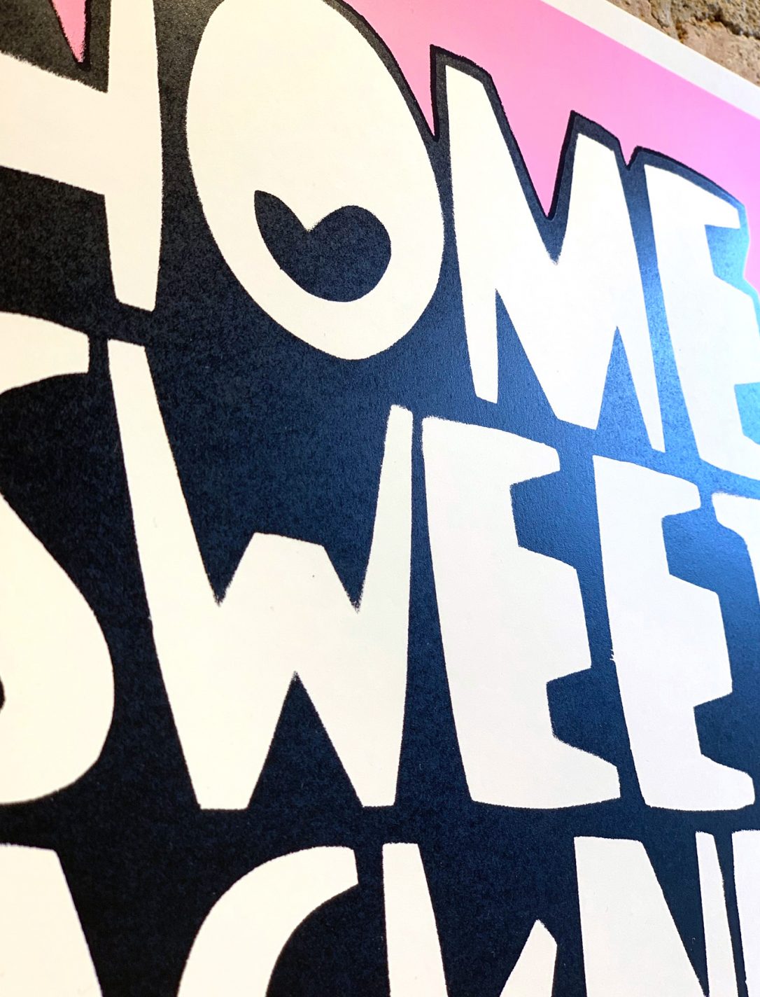 Home Sweet Hackney [Hot Pink] by Kid Acne - Nelly Duff