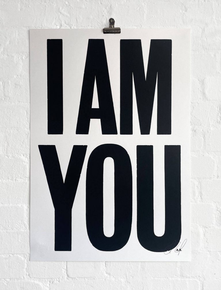 I AM YOU by Anthony Burrill - Nelly Duff
